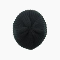 China Custom 100% Acrylic Knit Beanie Hats 58cm Winter Caps with Metal Plate Logo for sale