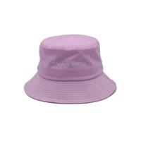 China Custom Logo Cotton Bucket Hat for Outdoor Fishing Sun Protection with Drawstring Closure for sale