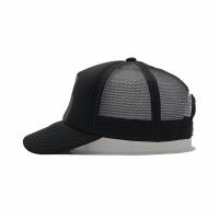 China Custom Logo 5 Panel Foam Trucker Cap Unisex Cotton Polyester Snapback for sale