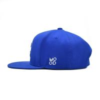 China Custom Flat Brim Snapback Hat 100% Cotton Structured Crown 6 Panel Cap for Men for sale