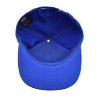 China Custom Flat Brim Snapback Hat 100% Cotton Structured Crown 6 Panel Cap for Men for sale