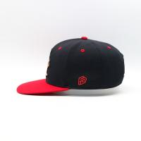 China Custom Flat Brim Snapback Hat Unisex Structured Cotton Cap BSCI ISO 100PCS MOQ for sale