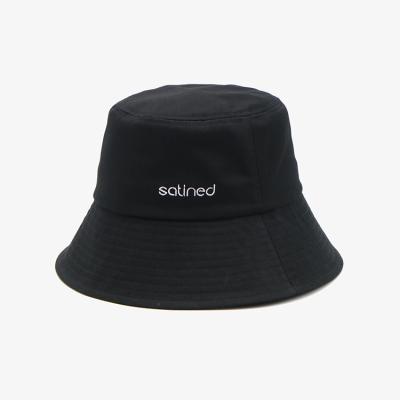 China Custom Cotton Bucket Hat with Drawstring Closure Unisex Fisherman Hat for Outdoor Activities for sale