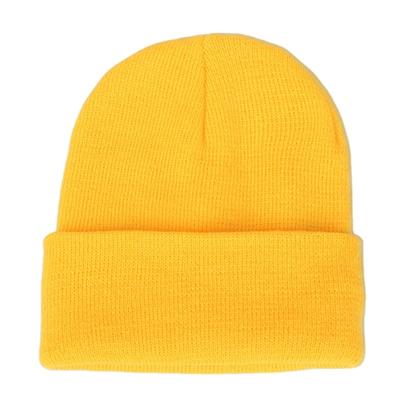 China Custom Knit Beanie Hat Acrylic Polyester 58cm Winter OEM ODM Black Green Dark Red for sale