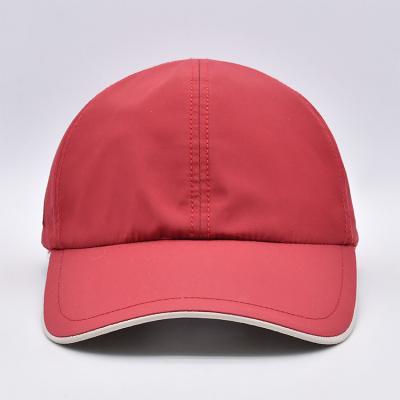 China ACE2304 Custom Sport Cap with 6 Ventilation Eyelets and Quick-Dry Polyester for Outdoor Running for sale