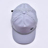 China ACE2304 Custom Sport Cap - Black Polyester Adjustable Strapback with Velcro Closure, One Size Fits All for sale