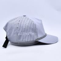 China ACE2304 Custom Sport Cap - Black Polyester Adjustable Strapback with Velcro Closure, One Size Fits All for sale