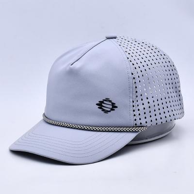 China ACE Custom Sport Cap with 6 Ventilation Eyelets and UV Protection - Adjustable Mesh Running Hat Model ACE2304 for sale