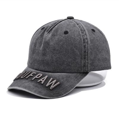 China Unisex Solid Color Adjustable Dad Cap 58-60cm Curved Visor Casual Hat for sale