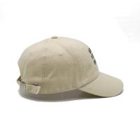 China Fashionable White 6 Panel Baseball Cap With Adjustable Strap Closure for sale
