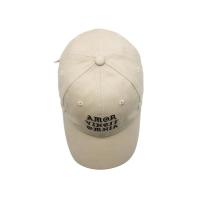 China Fashionable White 6 Panel Baseball Cap With Adjustable Strap Closure for sale