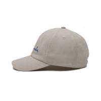 China 6 Panel Constructured Cotton Baseball Cap With 6 Eyelets And Embroidery logo for sale
