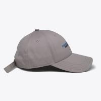 China White Cotton 6 Panel Baseball Cap Reinforced Seams With Custom Embroidery logo for sale