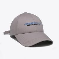 China White Cotton 6 Panel Baseball Cap Reinforced Seams With Custom Embroidery logo for sale