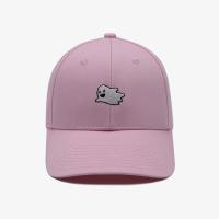 China Constructured 6 Panel Baseball Cap With Match The Fabric Color Stitching Curved Visor for sale