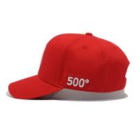 China Adjustable Strap 6 Panel Baseball Cap With 6 eyelet Reinforced Seams custom logo for sale