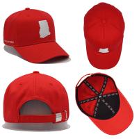 China Adjustable Strap 6 Panel Baseball Cap With 6 eyelet Reinforced Seams custom logo for sale