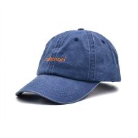 China Custom Logo Washed Baseball Cap 58-60cm Unisex Polyester Dad Hat for Men Women for sale