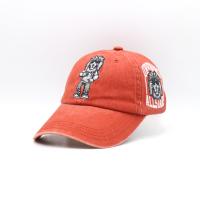 China Custom Embroidered Dad Hat Adjustable Buckle Cotton Baseball Cap 58-60cm Unisex for sale