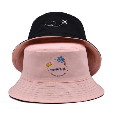 China ACE Custom Cotton Fisherman Bucket Hat with Drawstring for Outdoor Fishing for sale