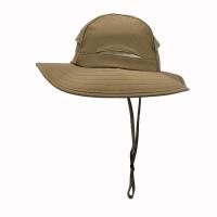China Custom Color Cotton Fisherman Bucket Hat Medium Crown Breathable Waterproof for sale