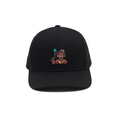 China Custom 6 Panel Baseball Cap Cotton Reinforced Seams ISO9001 BSI for sale