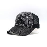 China Cotton 6 Panel Trucker Cap Pre-curved Visor Snapback Closure for Men Women for sale