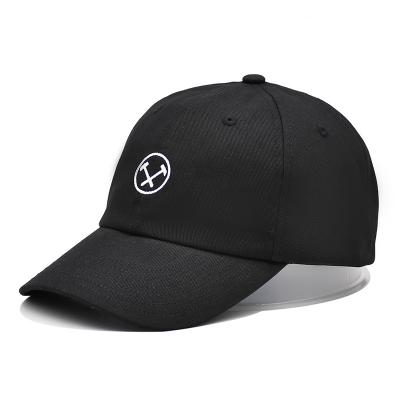 China Custom Embroidery Baseball Cap Flat Shape Personalized Embroidered Hats for sale