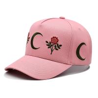 China Hand Washed 5 Panel Baseball Cap With Middle Crown And Curve Peak Visor for sale