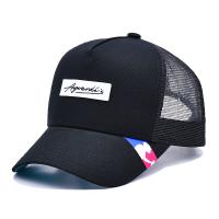 China ACE 5 Panel Trucker Cap Custom Logo Curved Brim Unisex Mesh Hat 300 PCS MOQ for sale