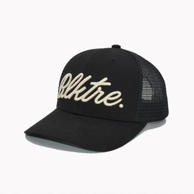 China All Seasons 6 Panel Trucker Mesh Cap With 3D Logo Embroidery for sale