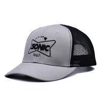 China Trendy Classic Trucker Cap With Pre Curved Visor Plastic Snapback Closure Logo Customize Cool for sale