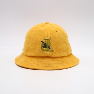 China Custom Terry Cloth Bucket Hat for Outdoor Adventures with Wide Brim and Lightweight Design for sale