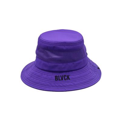 China Custom Outdoor Fisherman Bucket Hat Wide Brim Cotton Fabric Custom Logo Breathable Unisex for sale