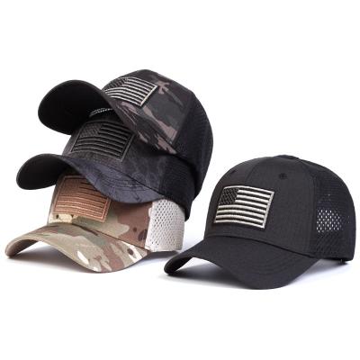 China Custom Embroidered Constructed 6 Panel Cotton Twill Profile Trucker Cap with Curved Visor for sale