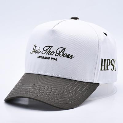 China Custom 5 Panel Baseball Cap Unisex Snapback Cotton Polyester Embroidery Logo One Size for sale