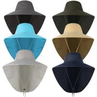 China ACE Unisex Fisherman Bucket Hat UPF40 Breathable Cotton Custom Color Outdoor Fishing Cap for sale