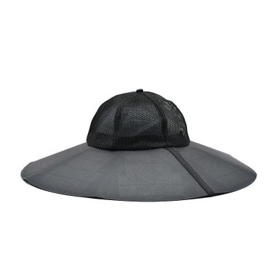 China ACE Custom UV Resistant Solar Power Rechargeable Bucket Hat for Outdoor Fishing Camping for sale