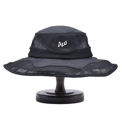 China Custom Embroidered Fisherman Bucket Hat ACE1122 Unisex Breathable Cotton Sun Hat for sale