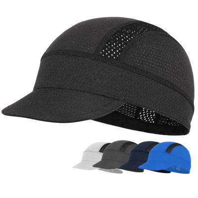 China Custom Cycling Cap Quick Dry Breathable Moisture Wicking Sports Cap with 6 Eyelets One Size Fits All for sale