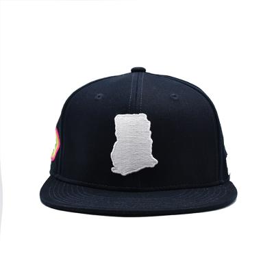 China ODM 100% Cotton Flat Brim Baseball Cap 48-60cm Korean Hip Hop Style with Custom Logo Printing for sale