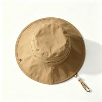 China Recycled Fisherman Bucket Hat 100% Cotton Lining Wide Brim Sun Protection for sale