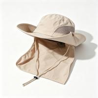 China Recycled Polyester Fisherman Bucket Hat Wide Brim Outdoor Sun Protection Adult One Size for sale