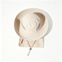 China Recycled Polyester Fisherman Bucket Hat Wide Brim Outdoor Sun Protection Adult One Size for sale