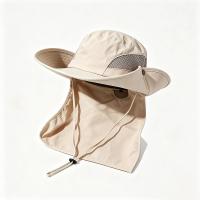 China Recycled Polyester Fisherman Bucket Hat Wide Brim Outdoor Sun Protection Adult One Size for sale