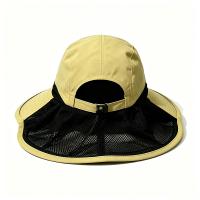 China Cotton Fisherman Bucket Hat Wide Brim Sun Protection Outdoor Vacation Style Custom Logo for sale