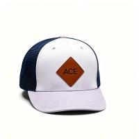 China 6 Panel Trucker Cap Cotton Sweatband Plastic Snapback Closure Unisex Adjustable 58cm for sale