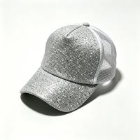 China 6 Panel Trucker Cap with Breathable Mesh Panels Adjustable Snapback Closure and Embroidered Logo Option for sale