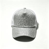 China 6 Panel Trucker Cap with Breathable Mesh Panels Adjustable Snapback Closure and Embroidered Logo Option for sale