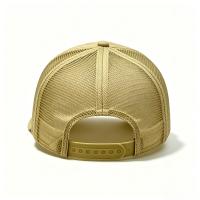 China Customized Size 6 Panel Trucker Cap with Embroidered Logo Cotton Sweatband Unisex Snapback for sale